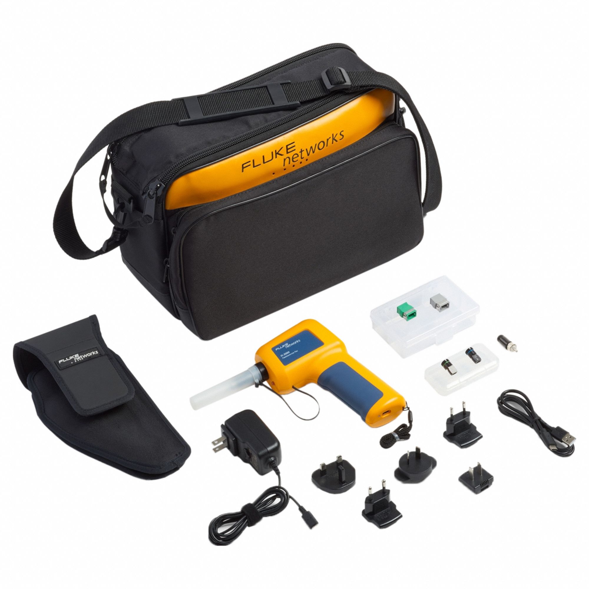 FLUKE NETWORKS, Fiber Optic Inspection Camera, APC/UPC, FI-3000 SINGLE ...