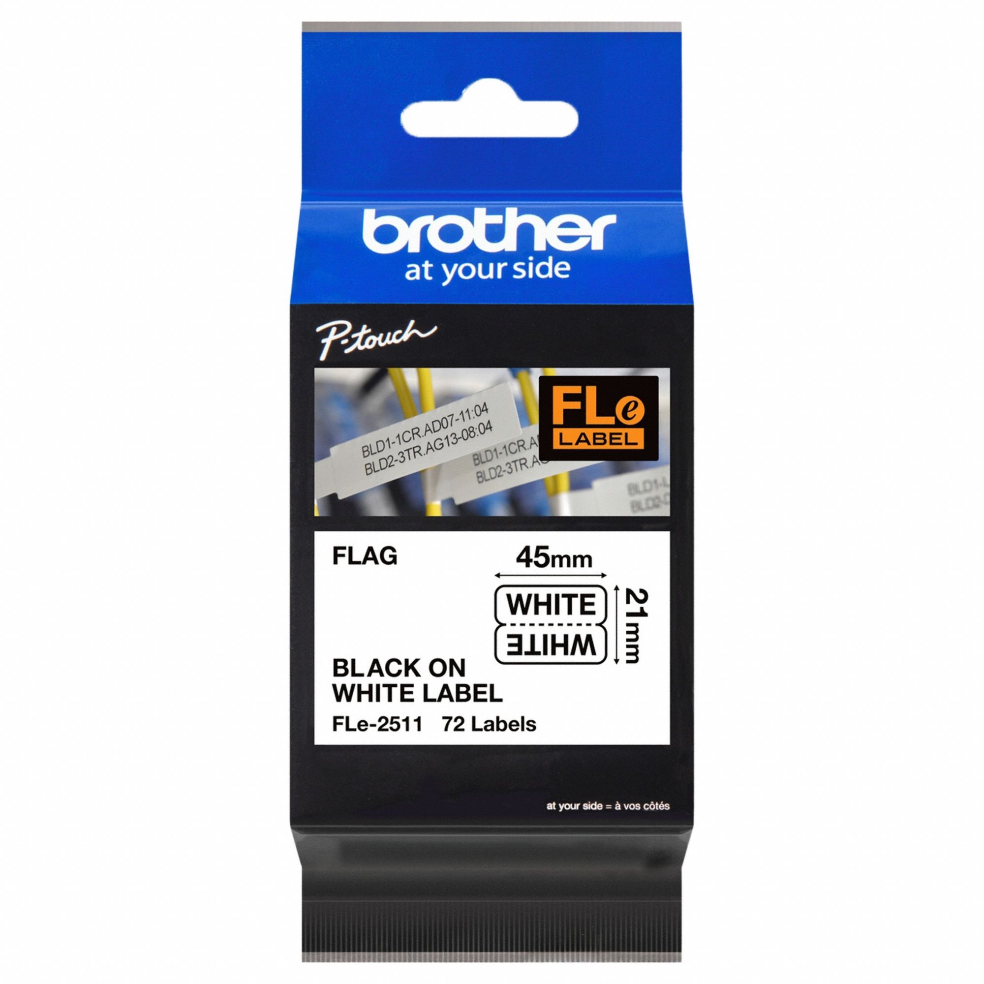 Rectangle, 45 mm x 21 mm, Flag Label - 820F32|FLE2511 - Grainger