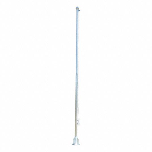 Steel, 20 ft Overall Ht, Flag Pole - 846TU7|FLP-20-SS - Grainger