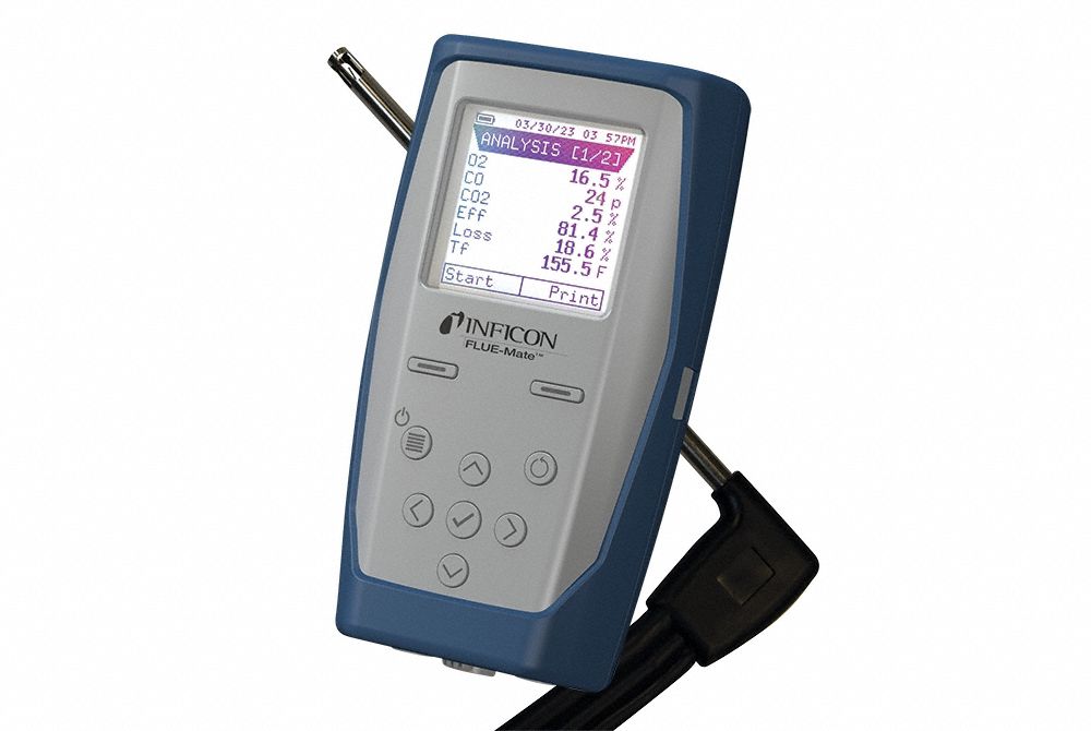 INFICON, Carrying Case/Hose/Power Supply/Printer, Paper, & Ink/Probe ...