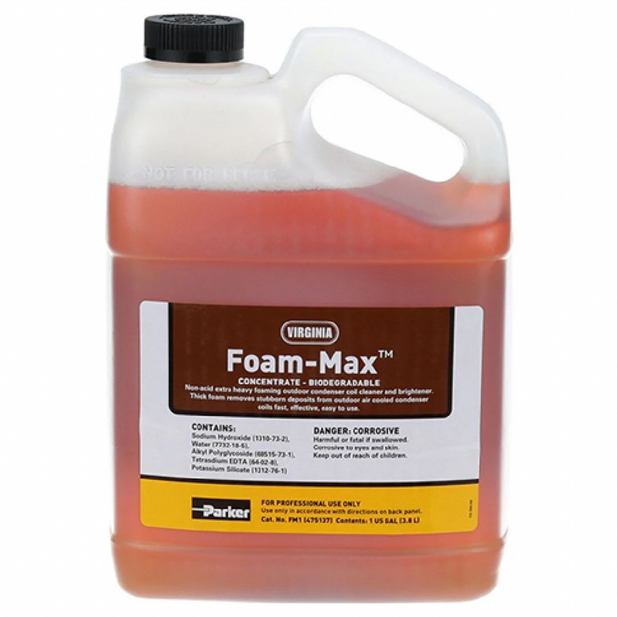 VIRGINIA, Foam-Max, 1 gal, Coil Cleaner - 810NH8|FM1 FOAM MAX 1GAL ...