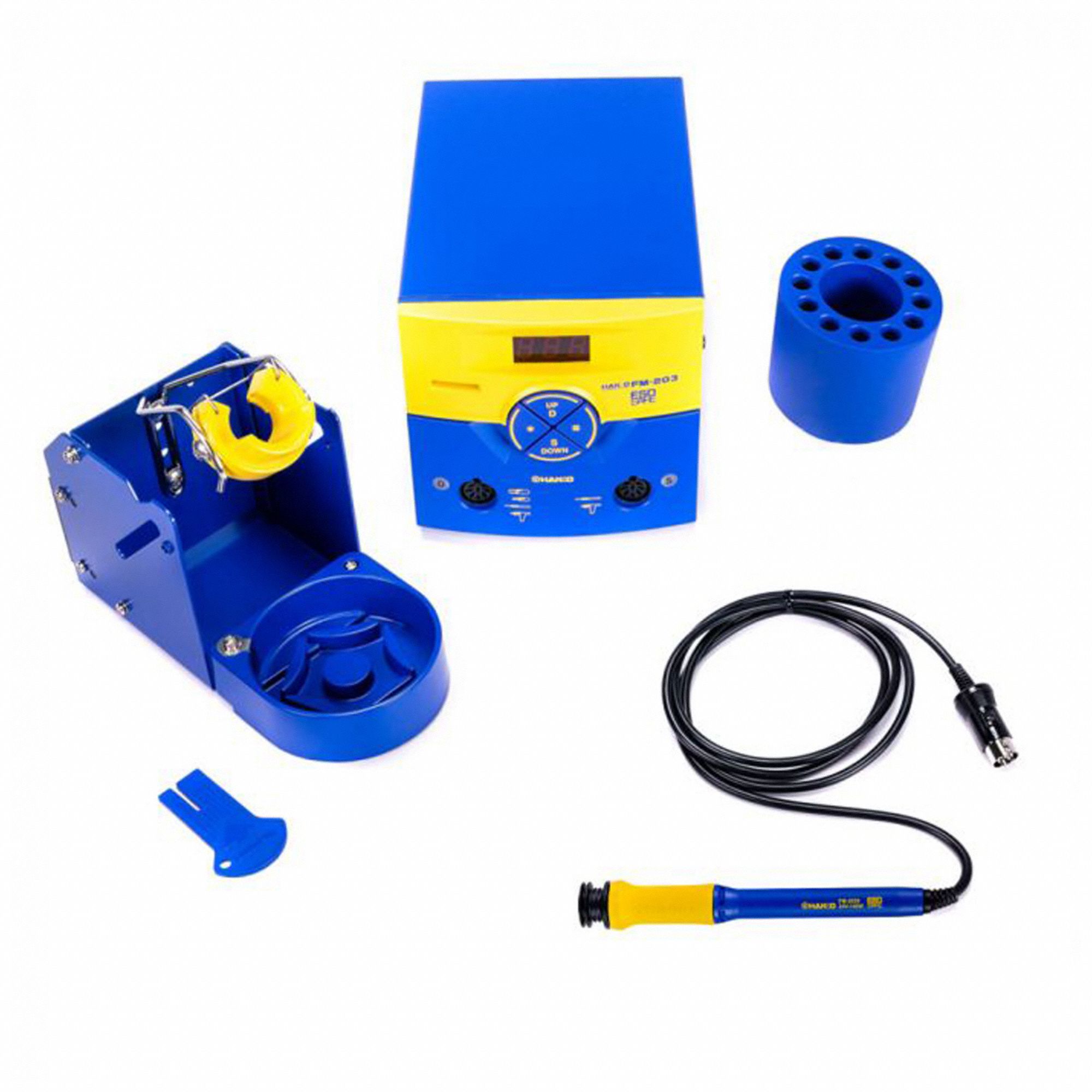 HAKKO, 2 Channel, 140 W, Soldering Station - 32TU98|FM203-HD - Grainger