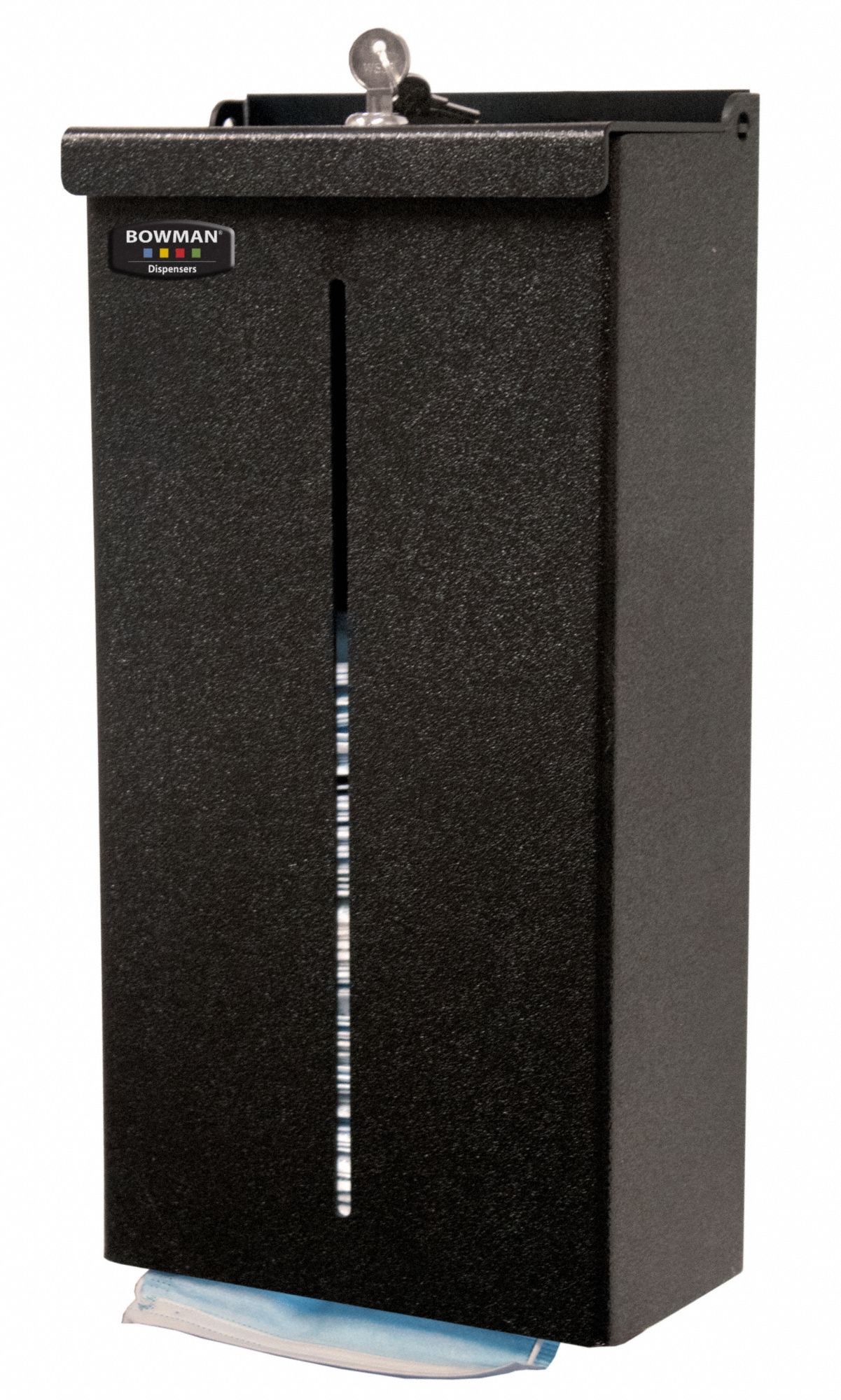 BOWMAN DISPENSERS, ABS Plastic, Black, Respiratory Equipment Dispenser ...