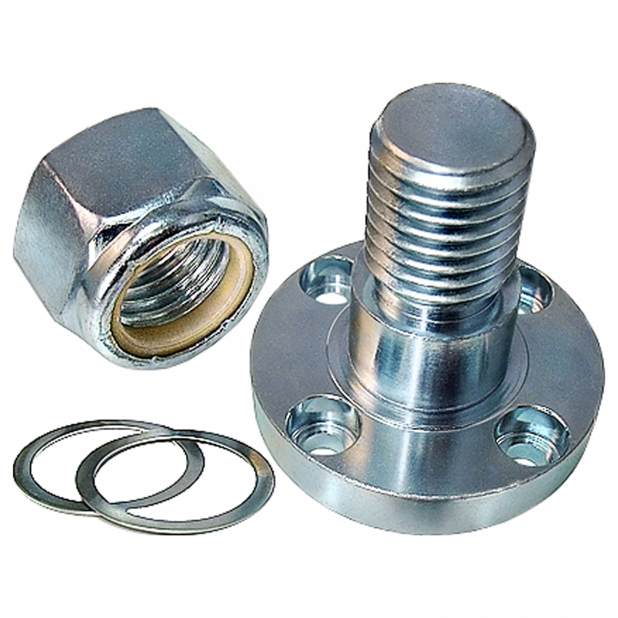 Steel, Zinc Plated, Flanged Bulkhead Mount - 802V36|FMC-750 - Grainger