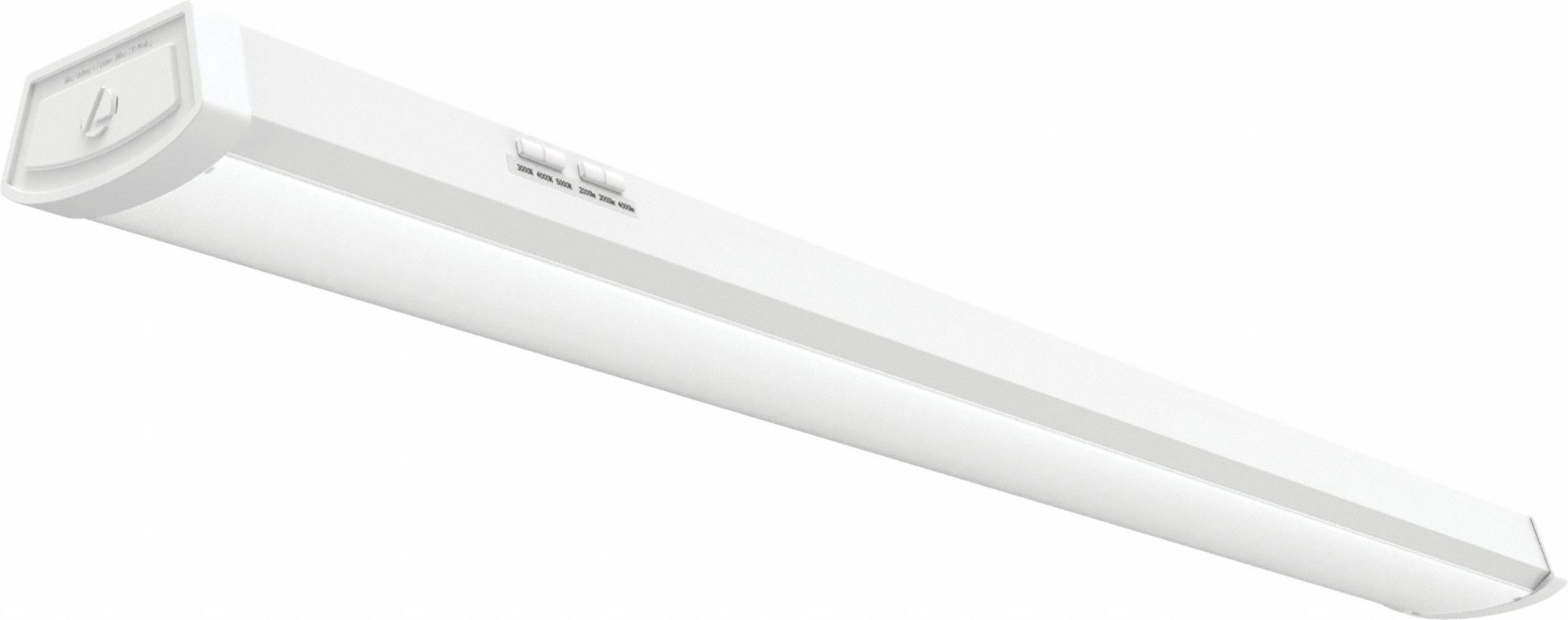 LITHONIA LIGHTING, Curved Lens, 4 ft Lg, LED Wraparound Fixture ...
