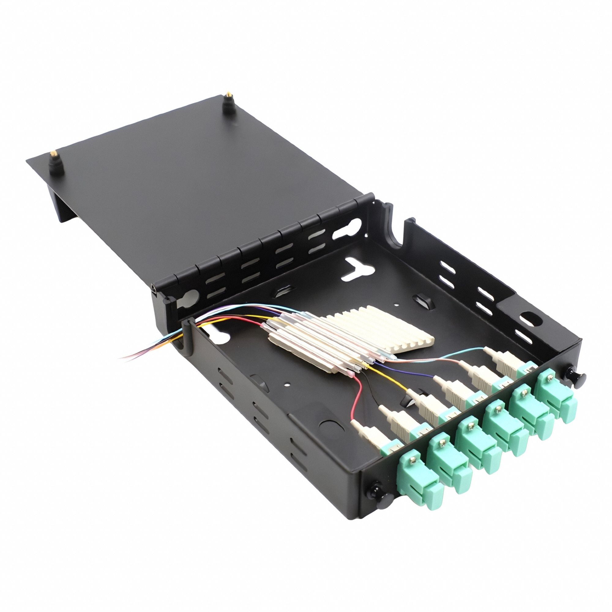 FIBERTRONICS, 2 Ports, LGX, Wall Mount Termination Box - 913W80|FOTB ...