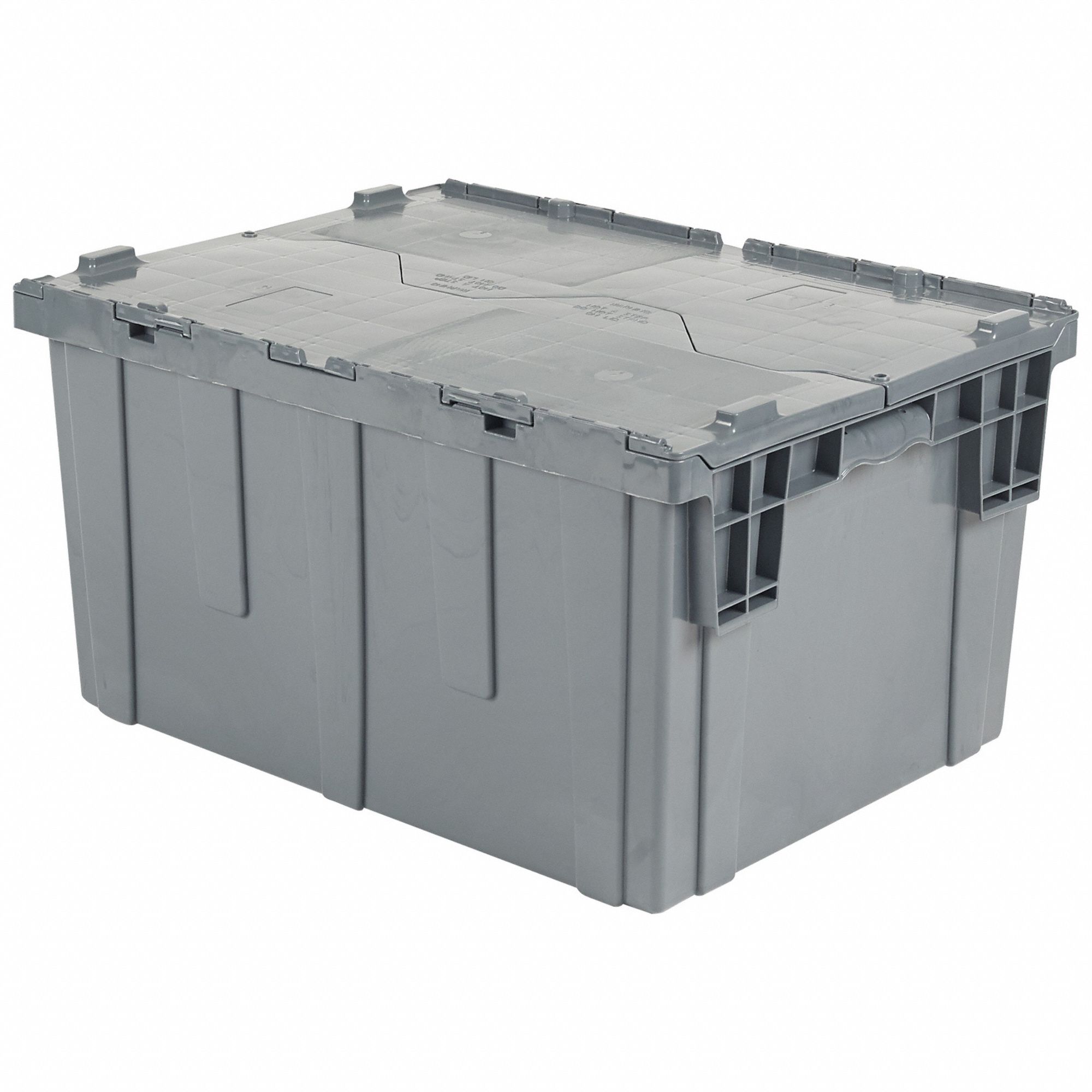 ORBIS, 29.9 gal, 23 7/8 in x 19 5/8 in x 15 1/4 in, Attached Lid Tote ...