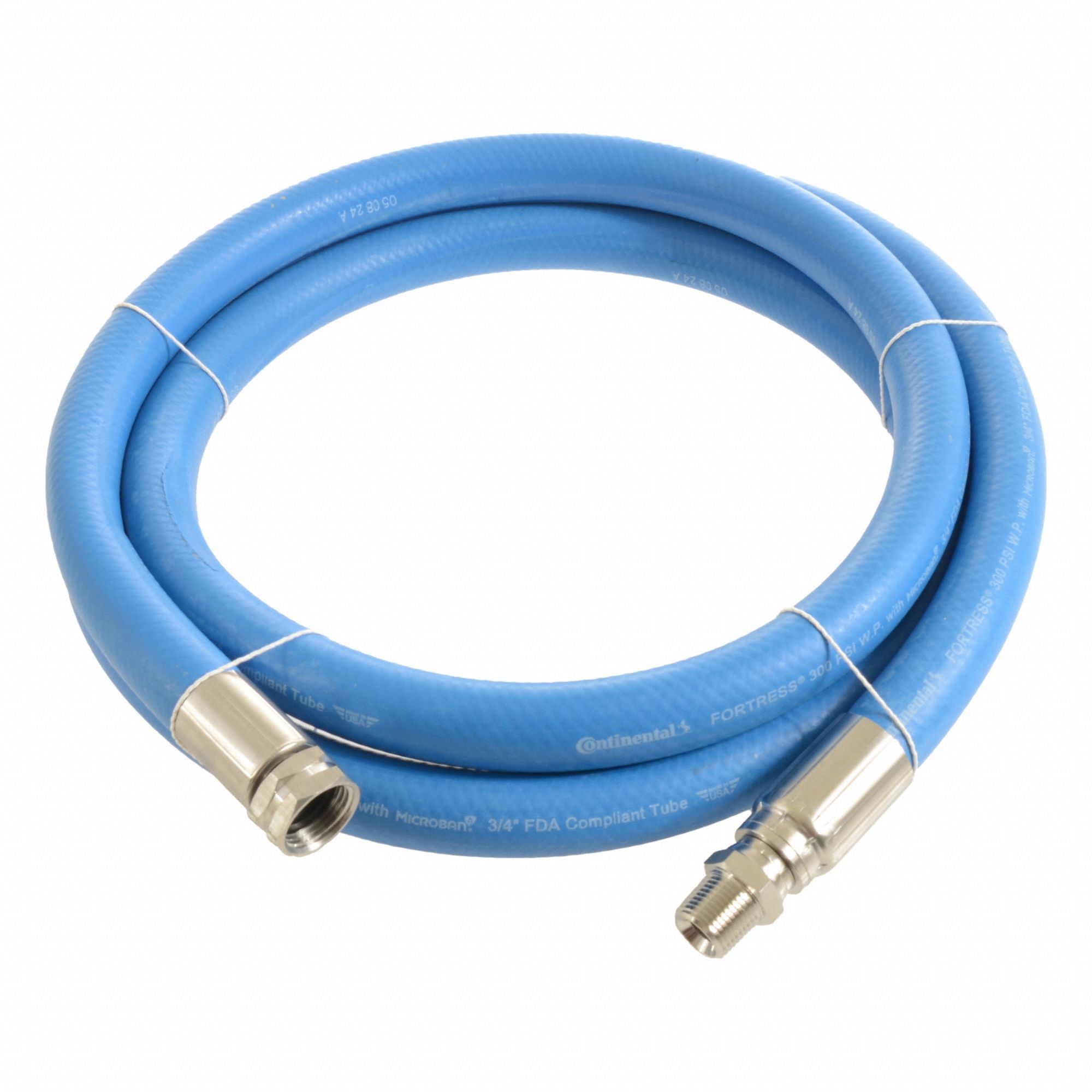 3/4 in Hose Inside Dia., 300 psi, Washdown Hose - 829DJ9|FRTB075-05MF ...