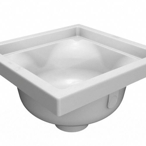 ZURN, 14 in Overall Wd, 14 in Overall Lg, Floor Sink - 843H42|FS12-6 ...