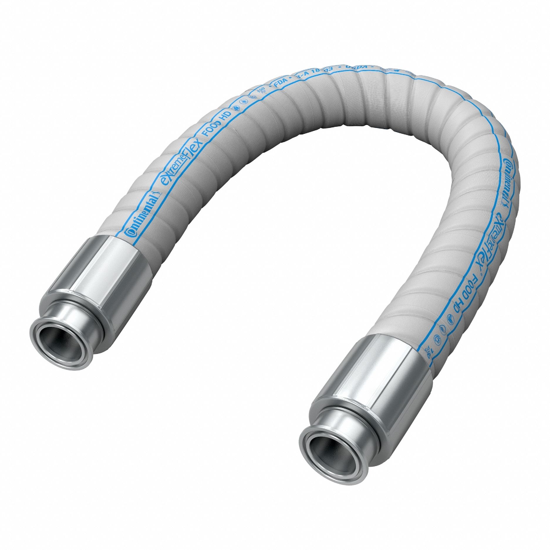 CONTINENTAL, 1 1/2 in Hose Inside Dia., 150 psi, Food Grade Transfer ...