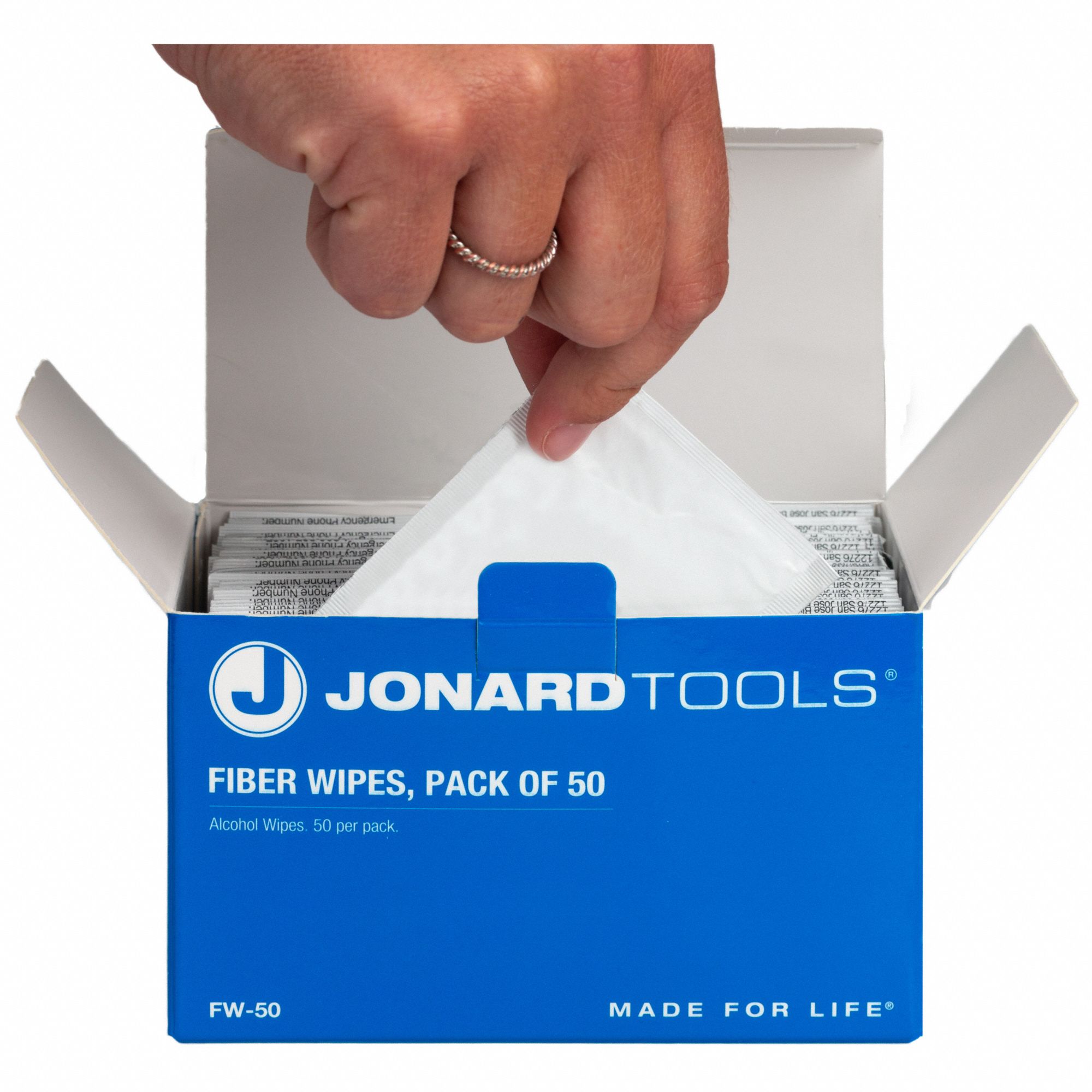 JONARD TOOLS, Universal, Fiber Optic Cables, Fiber Wipes - 54DW02|FW-50 ...