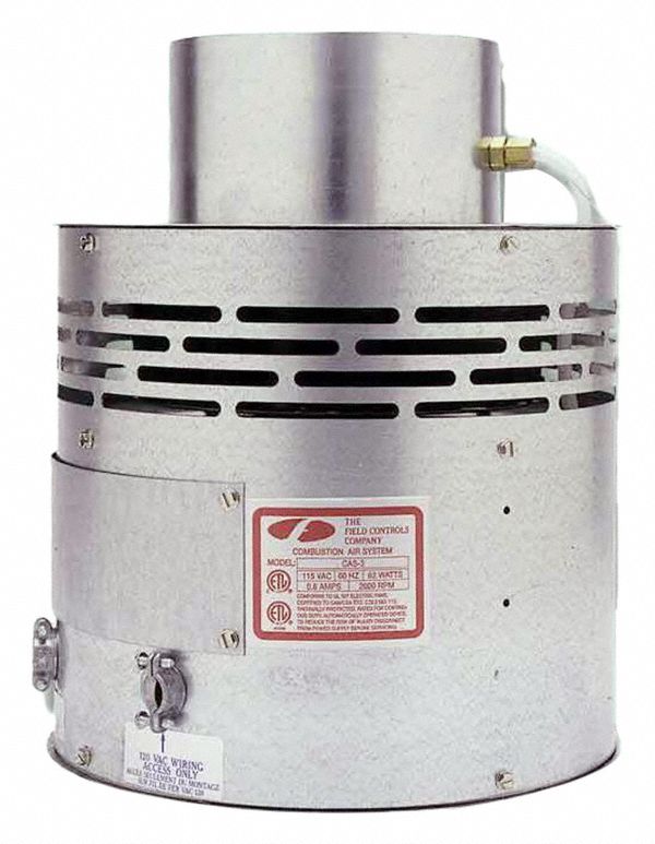 1,625 cfm Max, 10 in / 10 in Inlet/Outlet, Combustion Air Intake System ...