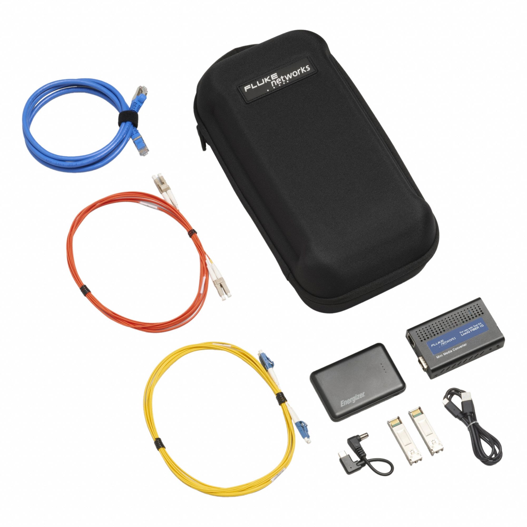 FLUKE NETWORKS, Fiber Kit, LinkIQ Testers, Fiber Kit - 849TT3|FMC-1G ...