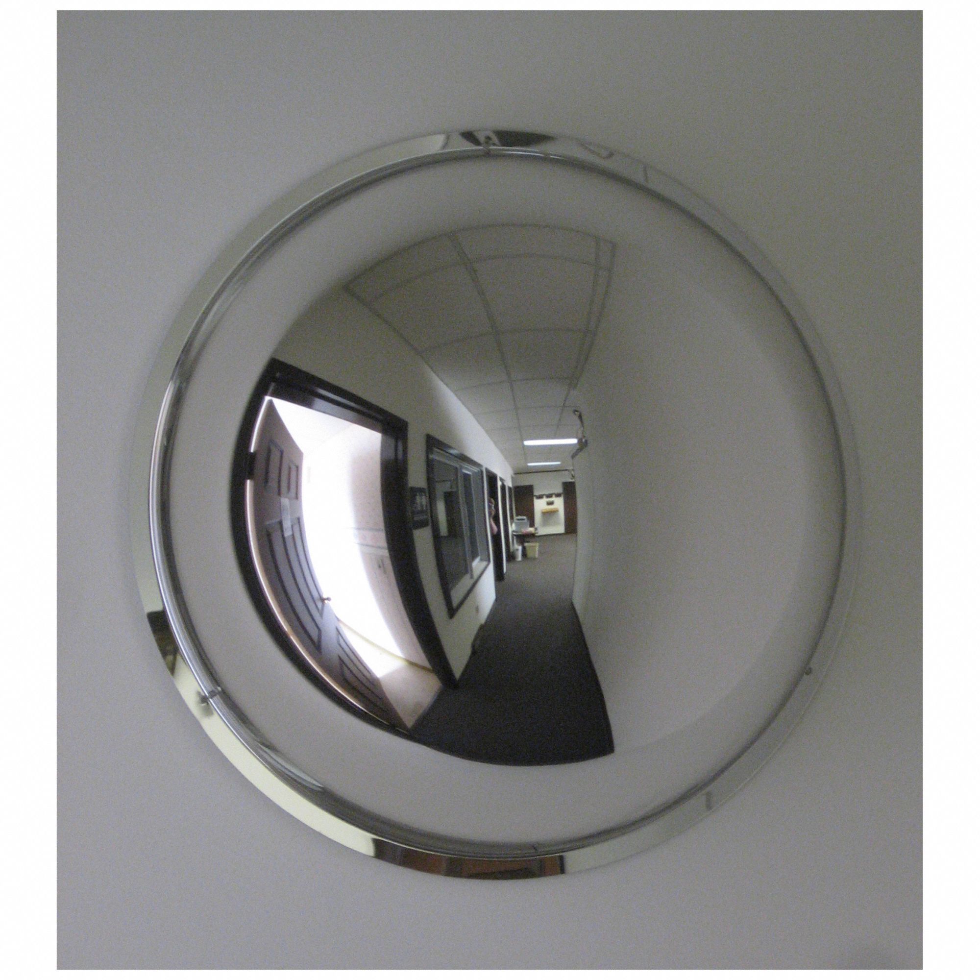 Polycarbonate, 18 in Dia, Full Dome Safety Mirror - 798A31|PC-DOME-18 ...