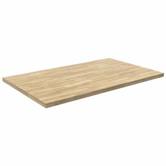 Hardwood, 36 in x 72 in, Workbench Top,Hardwood,36x72x1-3/4 - 800XH7 ...