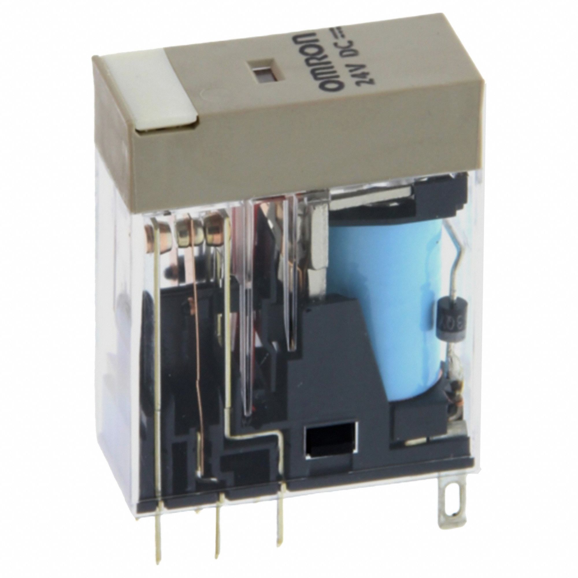OMRON, 24V DC, 8 Pins/Terminals, General Purpose Relays - 811T05|G2R-2-SD DC24(S) - Grainger