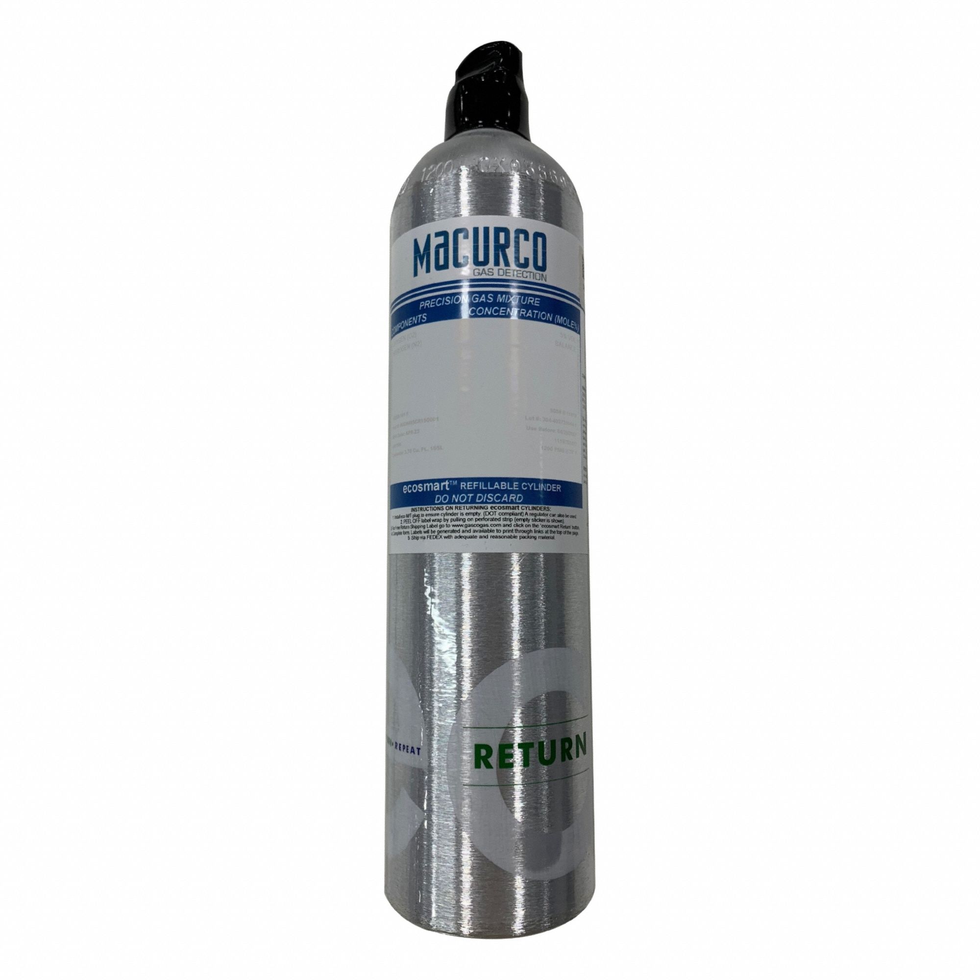 TRACXP, TXP-T40, Nitrogen, Calibration Gas - 831R50|TXP-CAL-CH3SH-5PPM ...