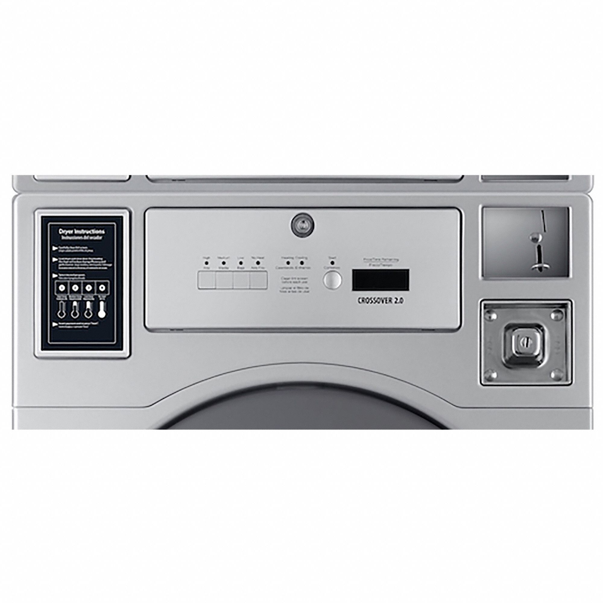 CROSSOVER Dryer: Gas, Stainless Steel, 7 cu ft Capacity - 56HA97|GAS ...