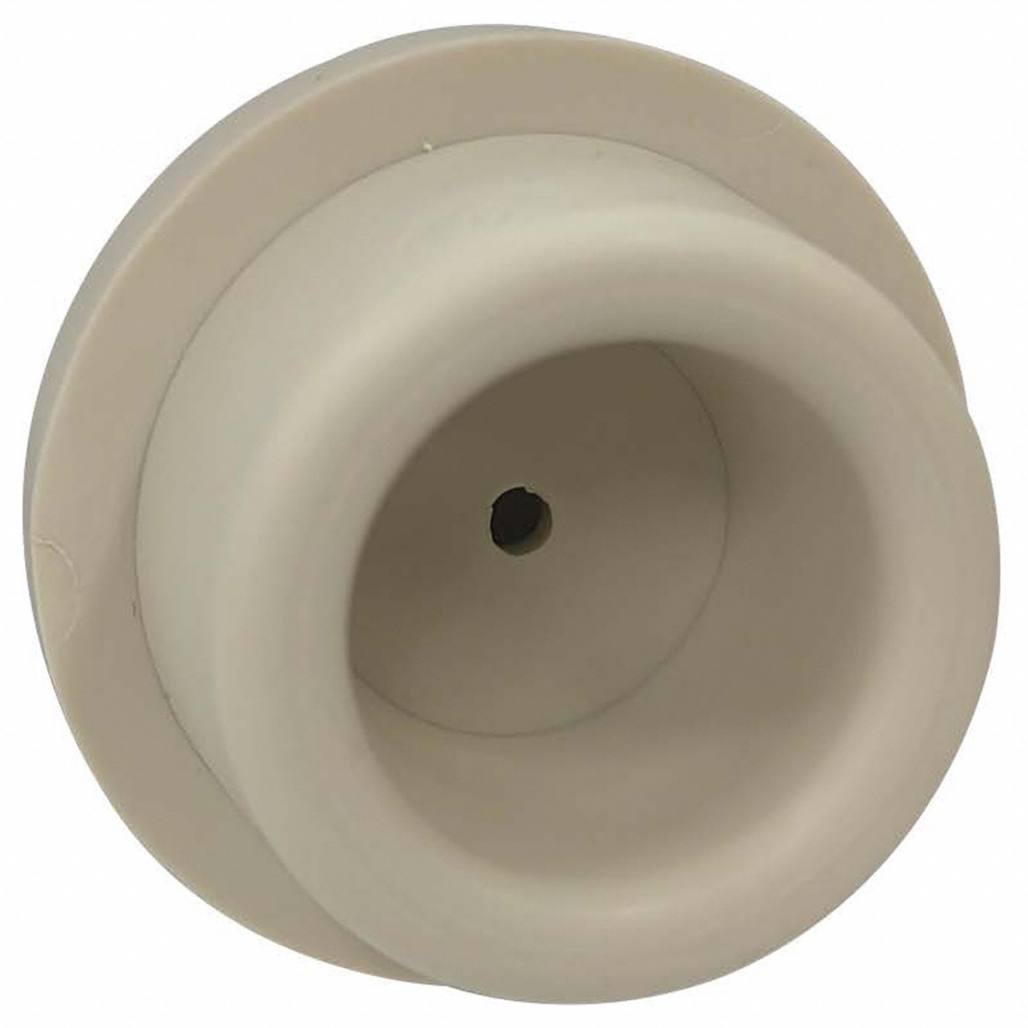 Wall - Mounted, 1 7/8 in Lg, Concave Door Stop - 4JG95|4JG95 - Grainger