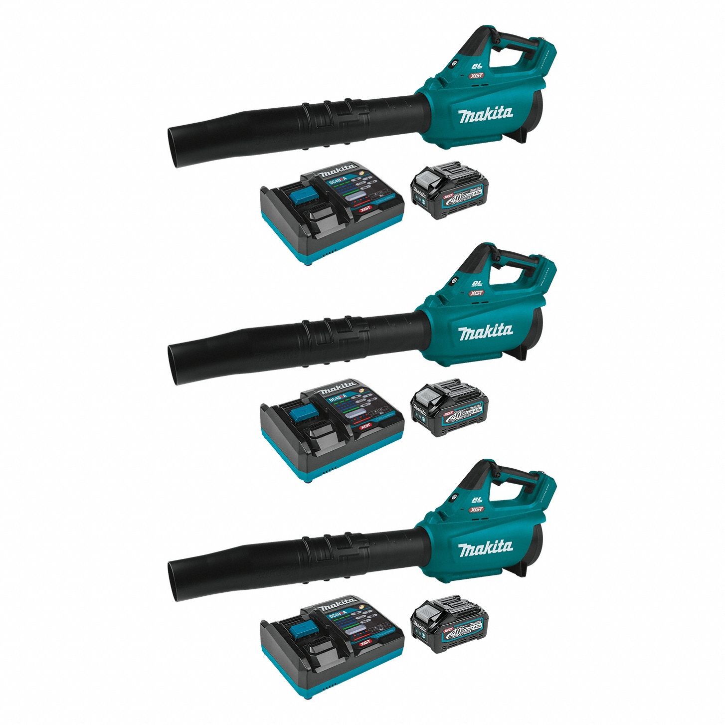 MAKITA, 3 Tools, Blower, XGT BRUSHLESS BLOWER KIT,40V - 386YX6|GBU01M1 ...