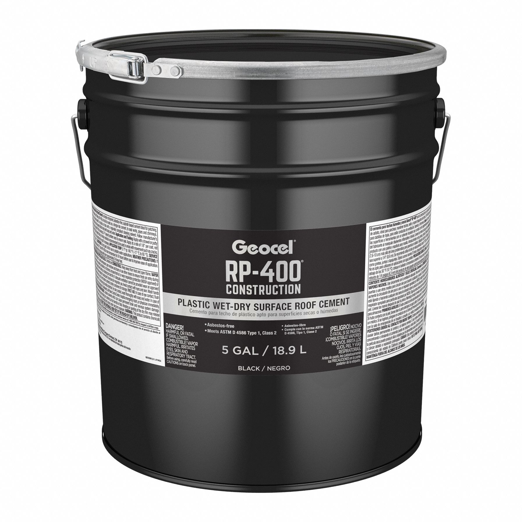 GEOCEL, Black, Geocel(R) RP-400(R) Construction Plastic Wet-Dry Surface ...