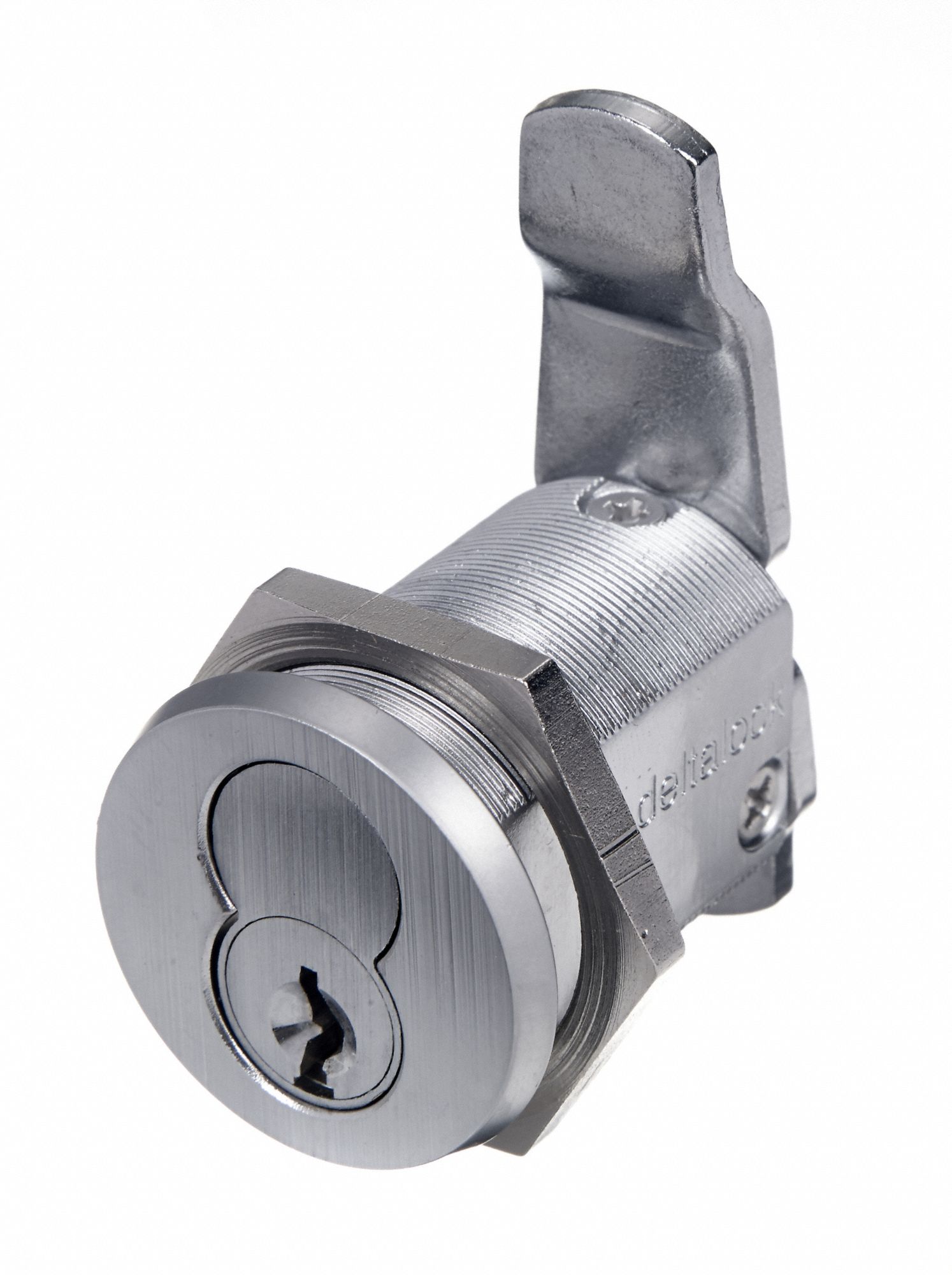 Interchangeable Core Keyed Cam Lock, Chrome-Plated, Cam Lock - 400WT8|G ...