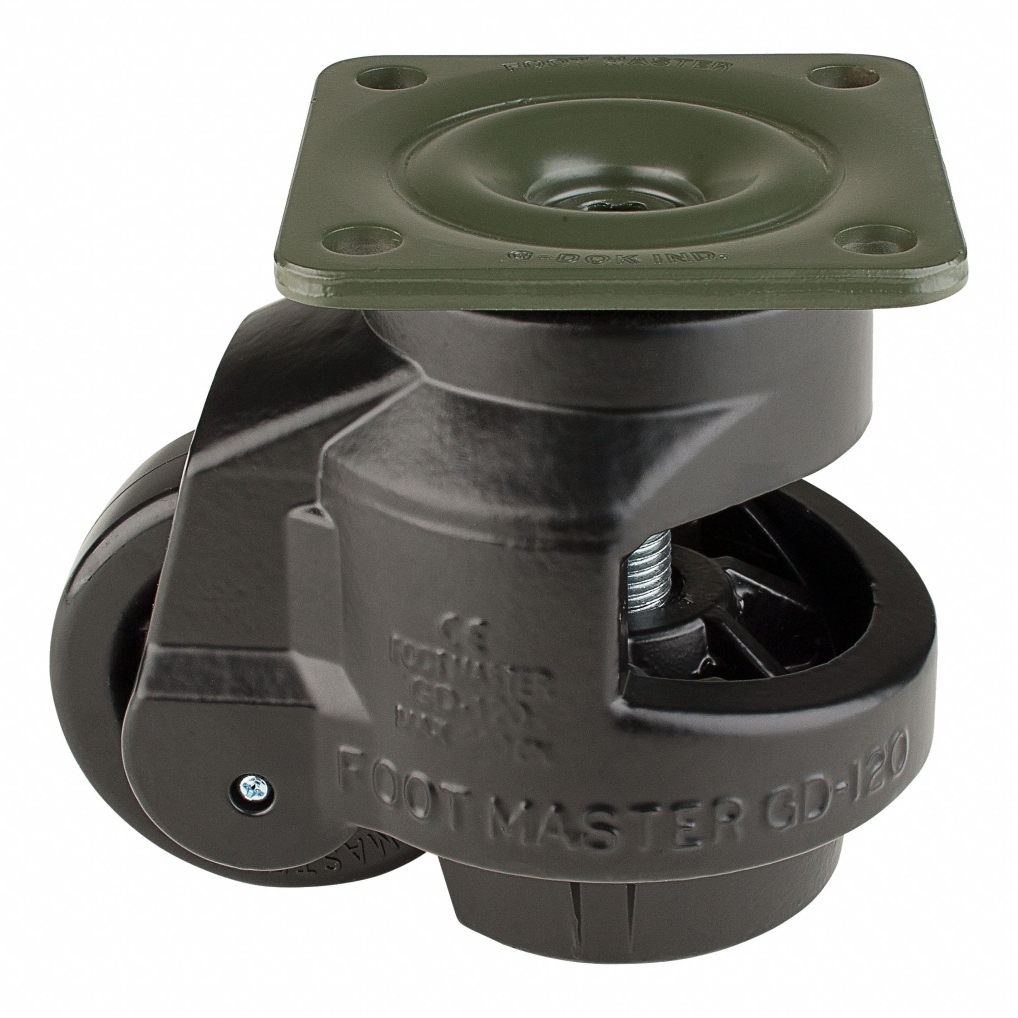 FOOT MASTER, Nylon Tread, 75 mm Wheel Dia, Plate Caster - 819TH4|GD-120 ...