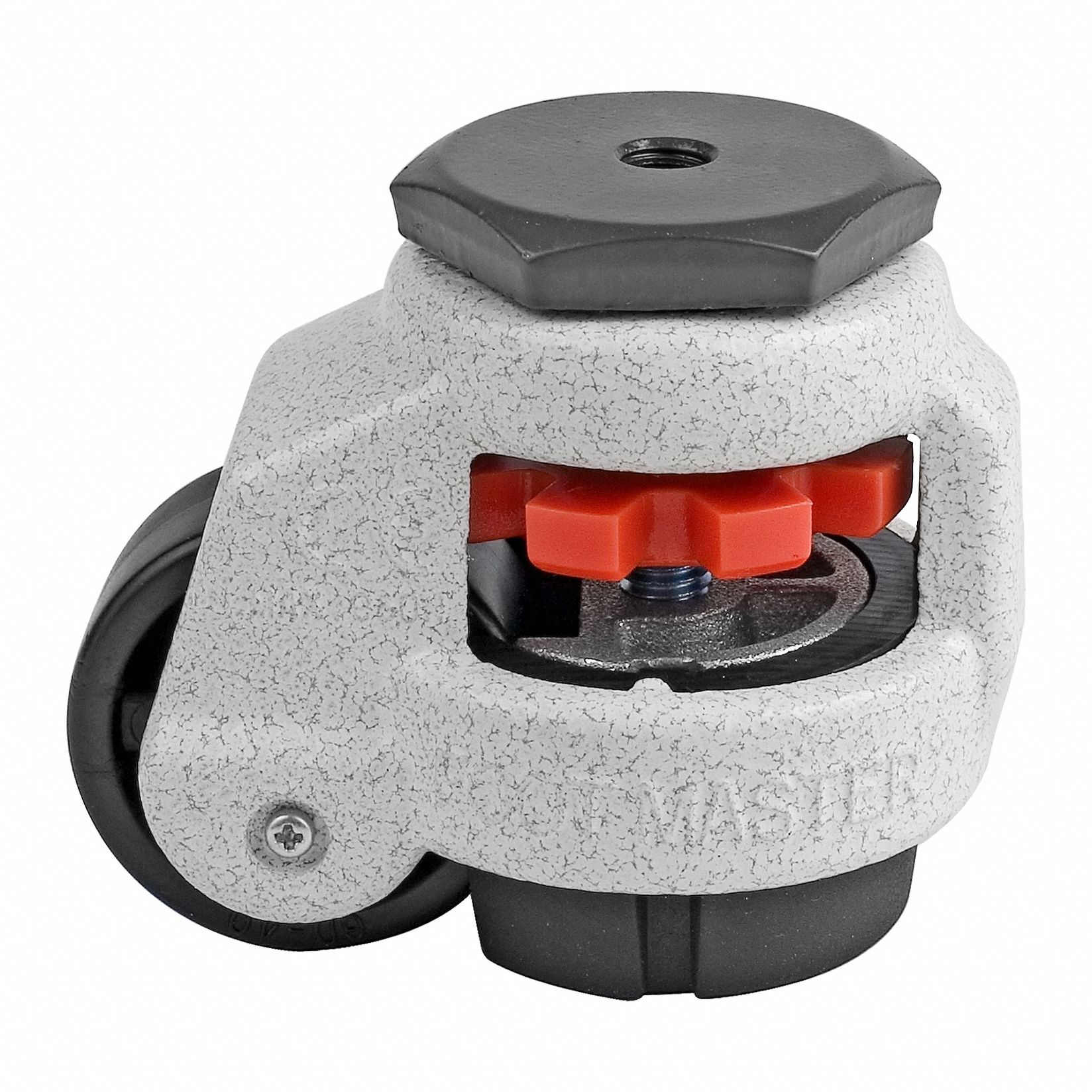 FOOT MASTER, 42 mm Wheel Dia, 132 lb Load Rtg., Leveling Caster ...