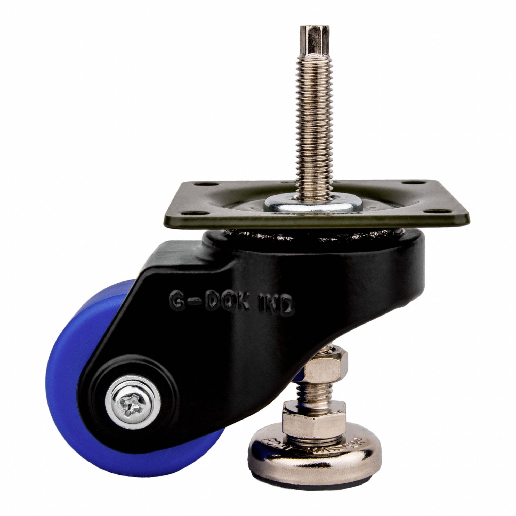 FOOT MASTER, Nylon Tread, 50 mm Wheel Dia, Plate Caster - 819TN0|GDH ...