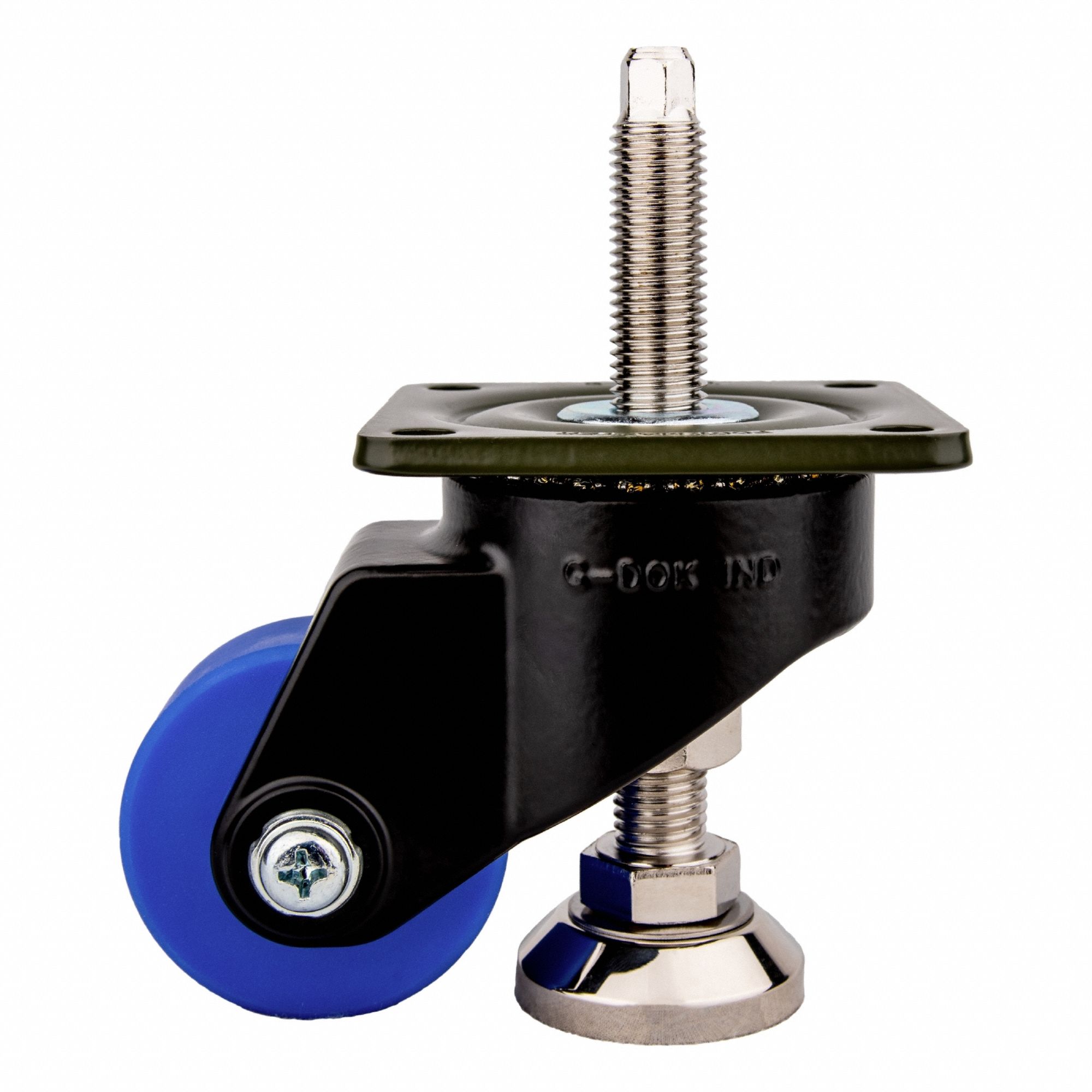 FOOT MASTER, Nylon Tread, 63 mm Wheel Dia, Plate Caster - 819TN6|GDH ...