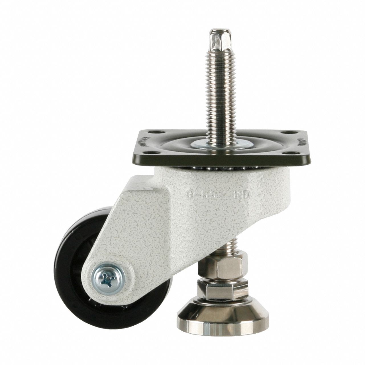 FOOT MASTER, Nylon Tread, 63 mm Wheel Dia, Plate Caster - 819TN7|GDH-65 ...