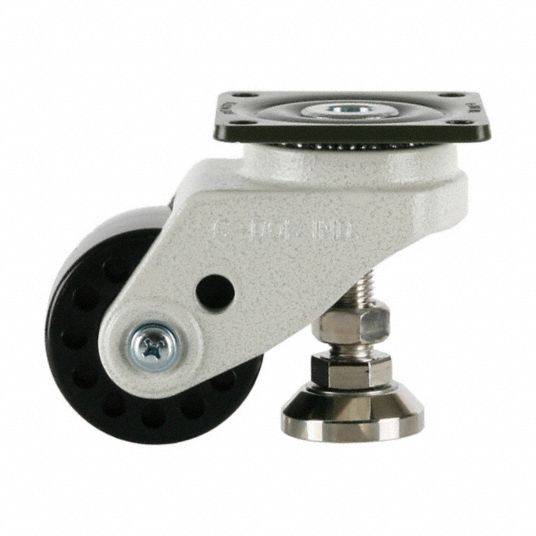 FOOT MASTER, Nylon Tread, 75 mm Wheel Dia, Plate Caster - 819TR7|GDL-75 ...