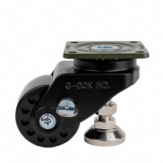 FOOT MASTER, Nylon Tread, 75 mm Wheel Dia, Plate Caster - 819TT0|GDL-75 ...