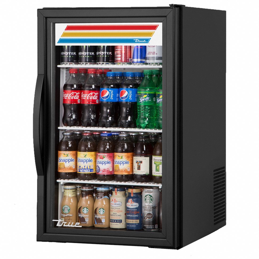 TRUE REFRIGERATION, 33 1/2 in x 20 1/2 in x 26 3/8 in, Black, Freezer ...