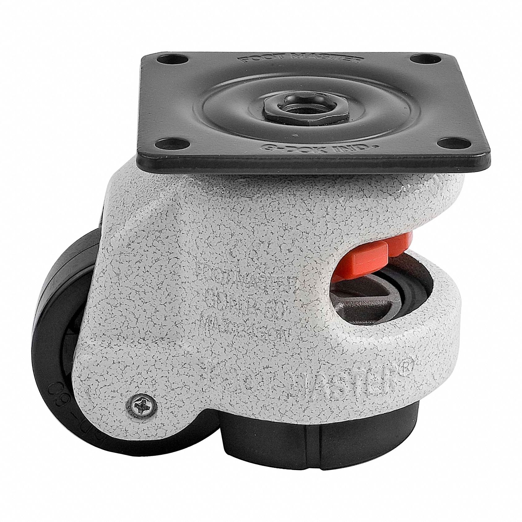 FOOT MASTER, Nylon Tread, 50 mm Wheel Dia, Plate Caster - 819TU6|GDN ...