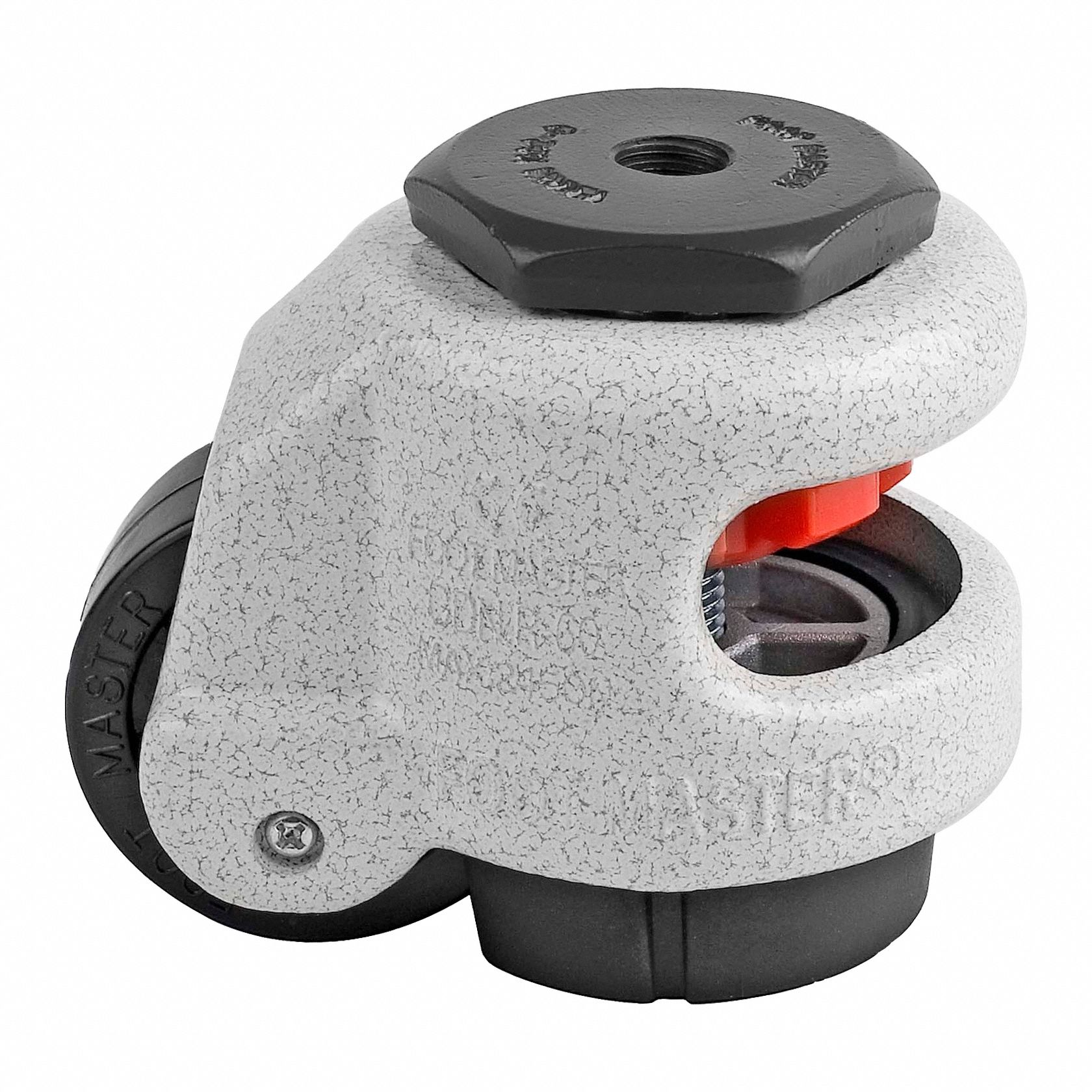 FOOT MASTER, 50 mm Wheel Dia, 551 lb Load Rtg., Leveling Caster ...
