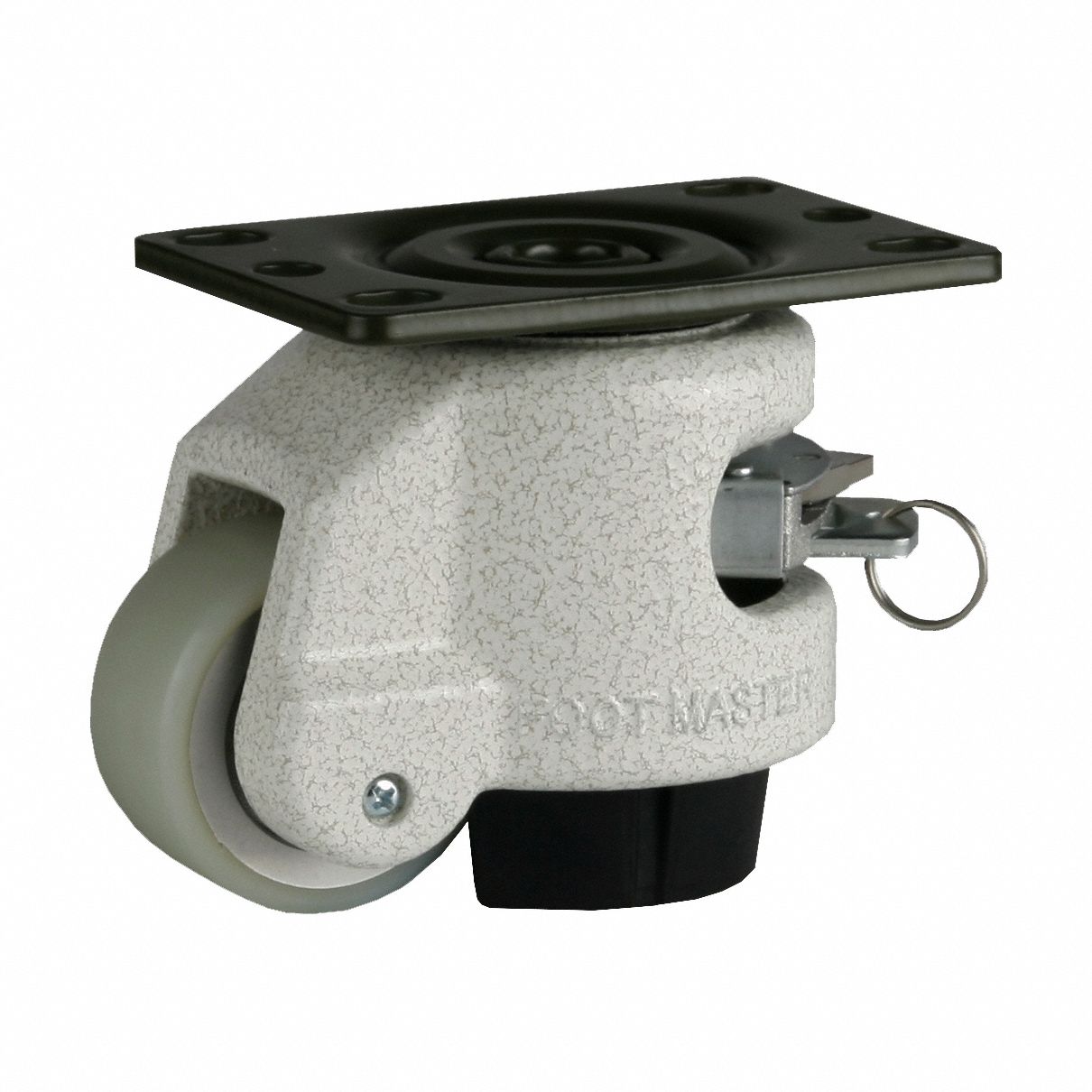 FOOT MASTER, Polyurethane Tread, 50 mm Wheel Dia, Plate Caster - 819TT3 ...