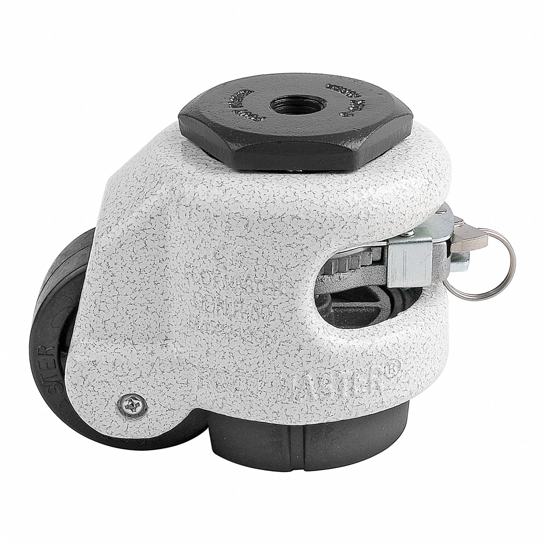 FOOT MASTER, 50 mm Wheel Dia, 551 lb Load Rtg., Leveling Caster ...