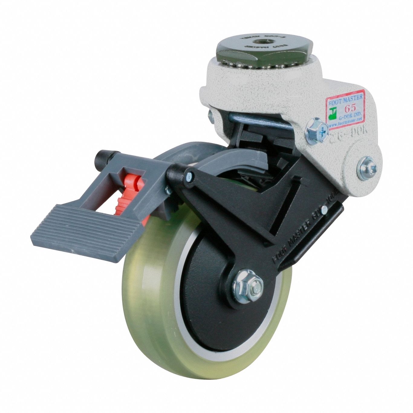 FOOT MASTER, Swivel, Face Brake, Bolt-Hole Caster - 819TY5|GDS-130B ...