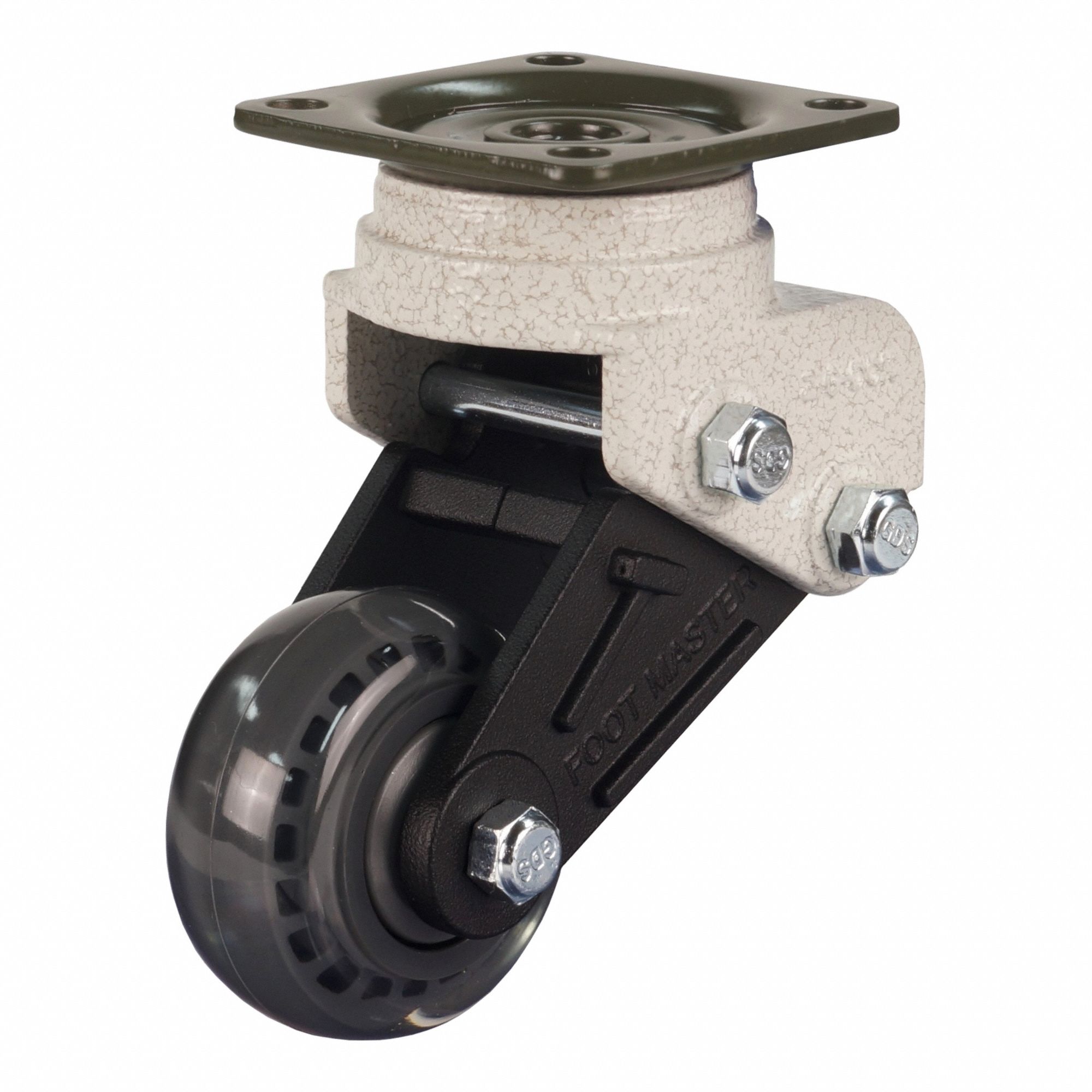 FOOT MASTER, Shock-Absorbing, Rigid, Plate Caster - 819U44|GDS-50-ARF ...