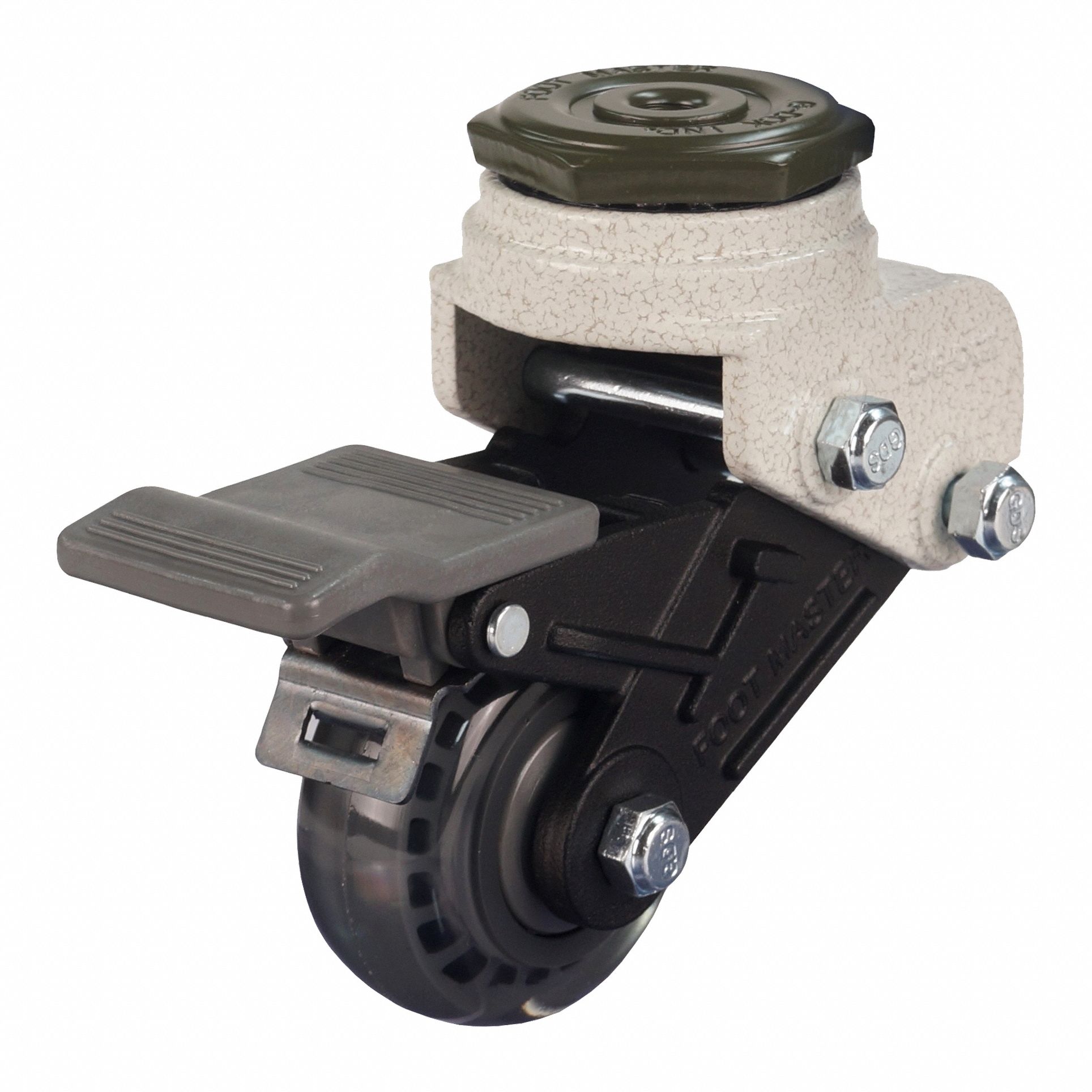 FOOT MASTER, Swivel, Face Brake, Bolt-Hole Caster - 819U48|GDS-50-BSS ...