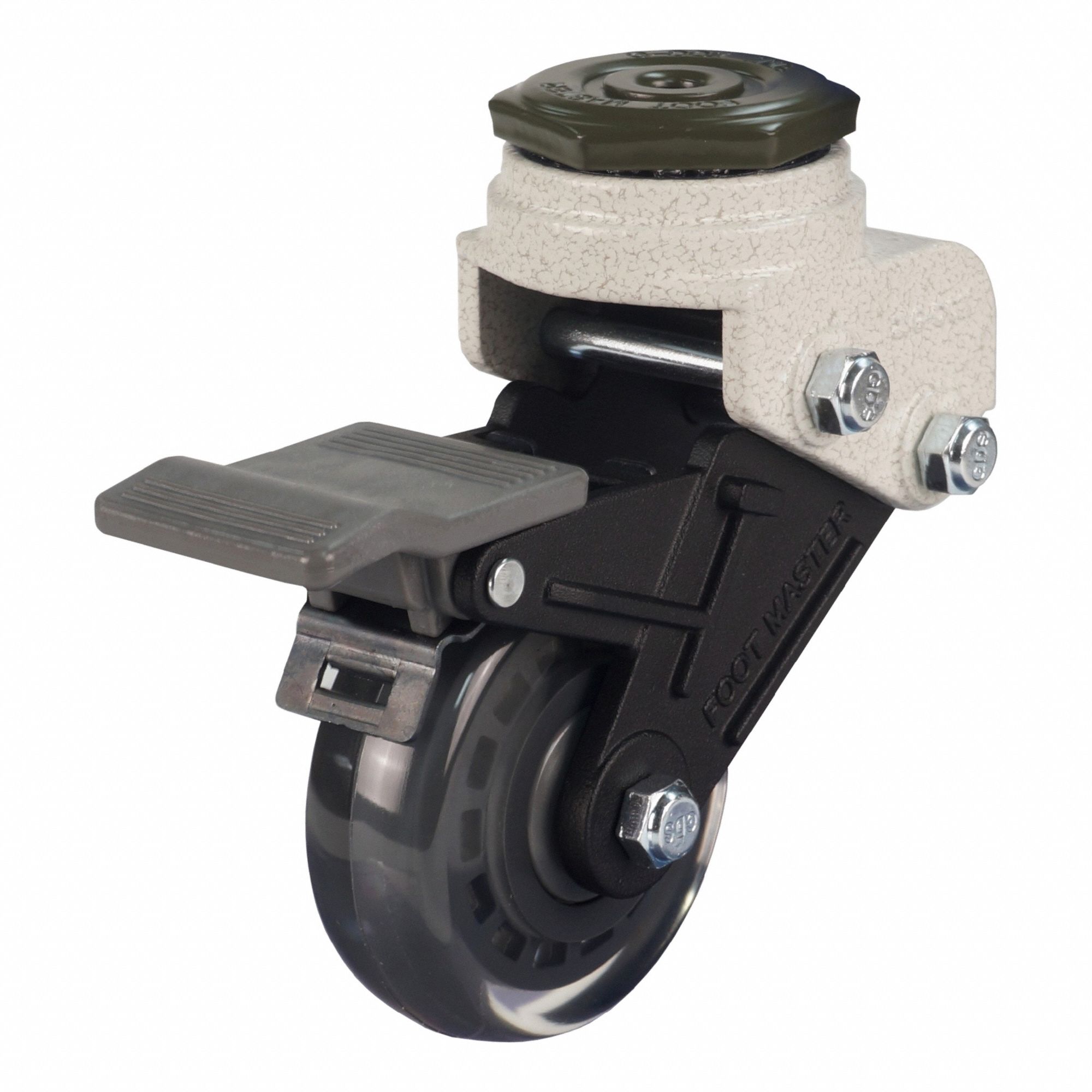 FOOT MASTER, Swivel, Face Brake, Bolt-Hole Caster - 819U54|GDS-65-BSS ...