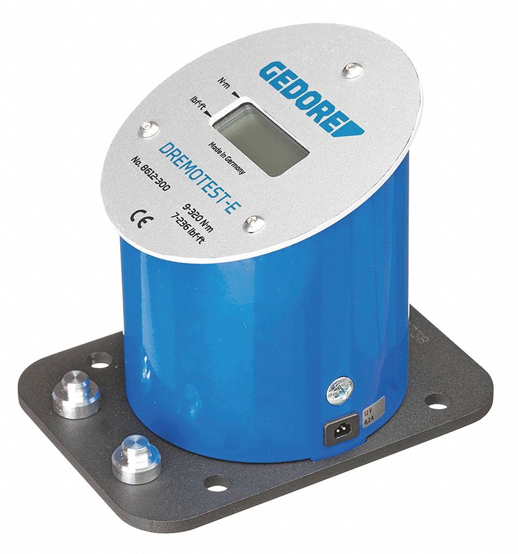 GEDORE ELECTRONIC TORQUE TESTER, LCD DISPLAY, RANGE 9-300 NM, 110/220 V ...