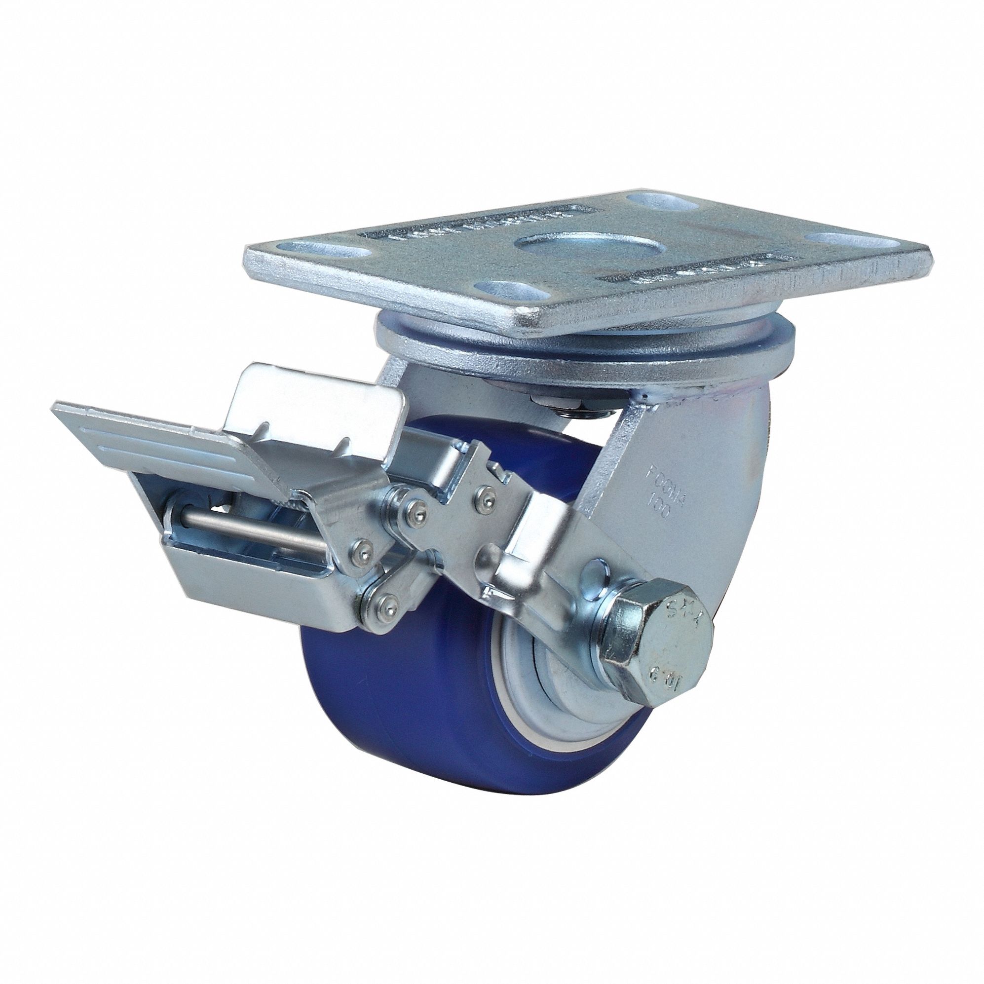FOOT MASTER, Swivel, Polyurethane, Plate Caster - 819T97|GF-100B-SF-MUD - Grainger