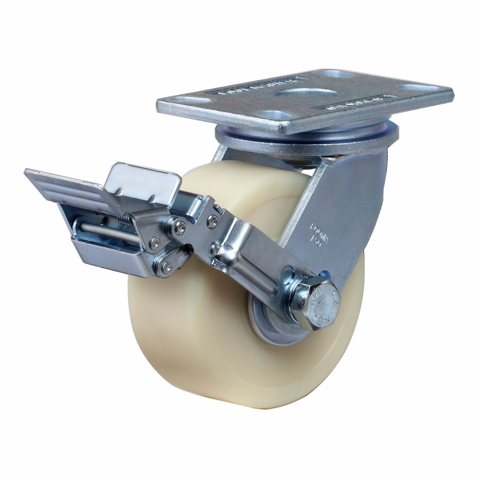 FOOT MASTER, Swivel, Nylon, Plate Caster - 819TA0|GF-150B-SF-MCD - Grainger