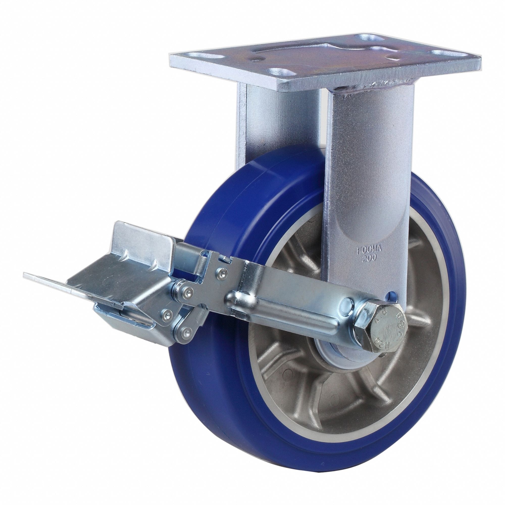 FOOT MASTER, Rigid, Polyurethane, Plate Caster - 819TD3|GF-200B-RF-MUD ...