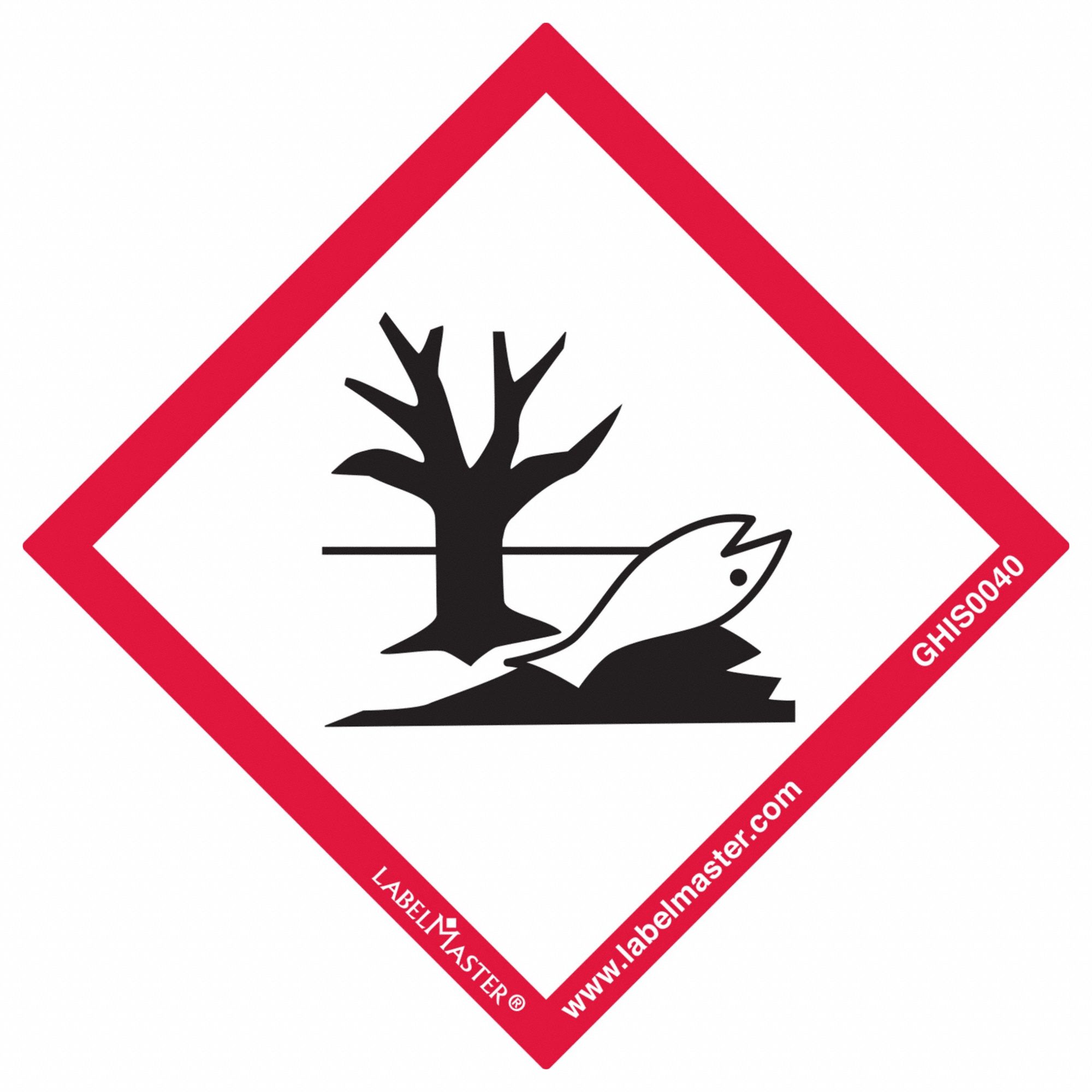 Environment Pictogram, White, Label - 35ZH16|GHIS0040 - Grainger