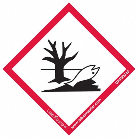 Environment Pictogram, White, Label - 35ZH16|GHIS0040 - Grainger