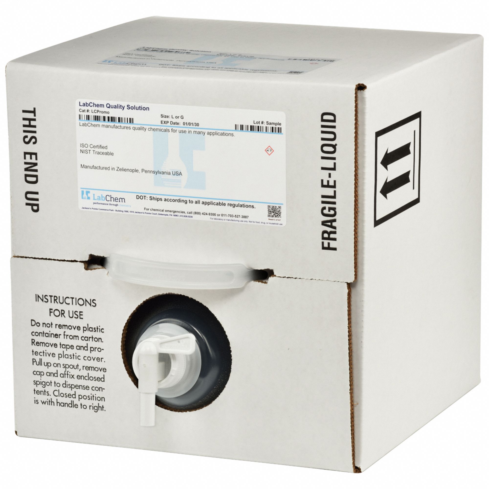 Lab, 10 L, Buffer - pH 10.00 - Color Coded Blue - 802DC4|LC125056 ...