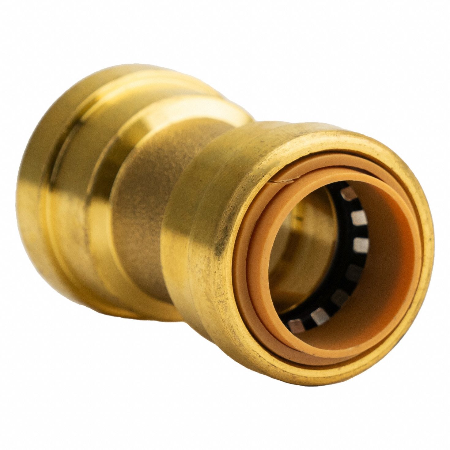 3/4 in OD x 3/4 in OD Size, Brass, Push-Fit Coupling Fitting - 816ZL9 ...